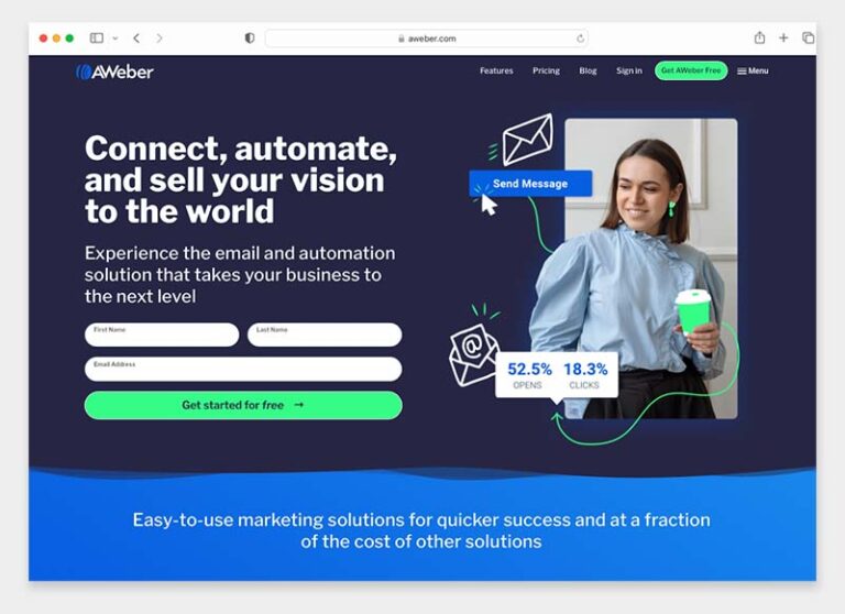 AWeber Review (2023) — All the Pros and Cons / Key Features