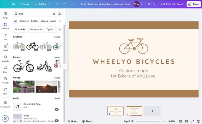 How to Make Business Cards in Canva