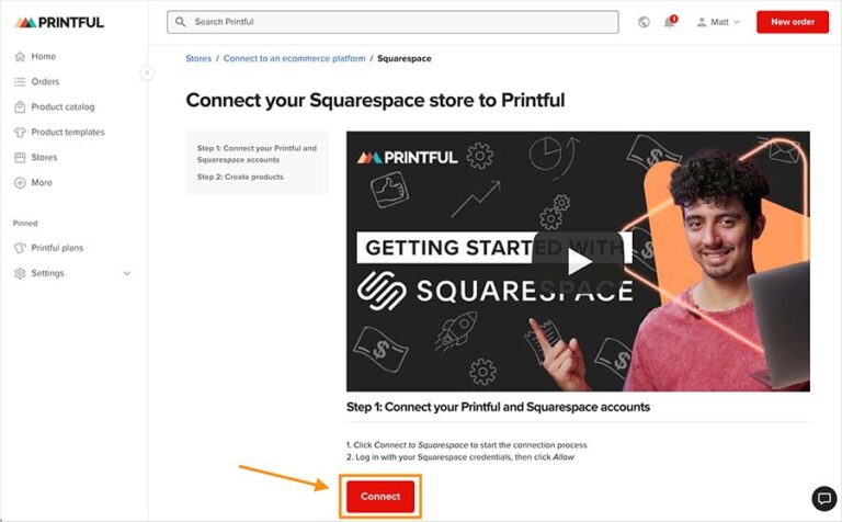 How to Connect Printful to Squarespace - Step-by-Step Guide